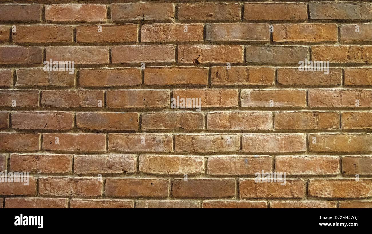 A closeup of brown brick wall for background or wallpaper Stock Photo ...