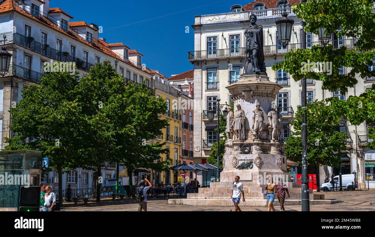 Camoes monument in lisbon hi-res stock photography and images - Alamy