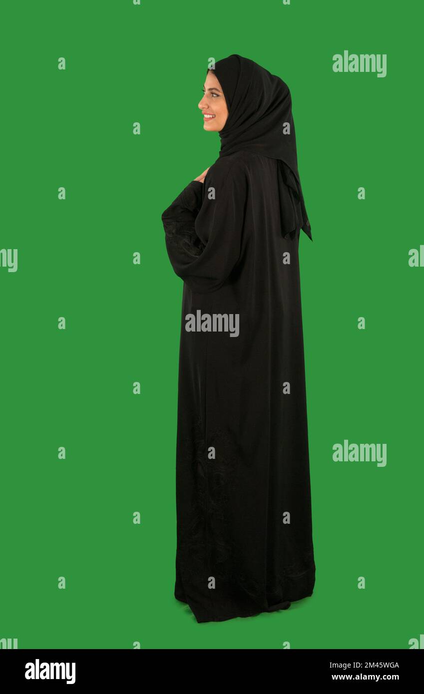Arab woman adult green screen hi-res stock photography and images - Alamy