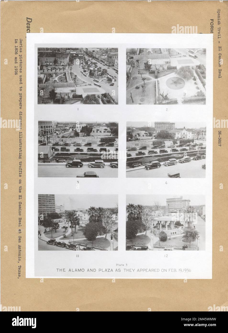 The Alamo and Plaza As They Appeared on February 19, 1936. Original ...