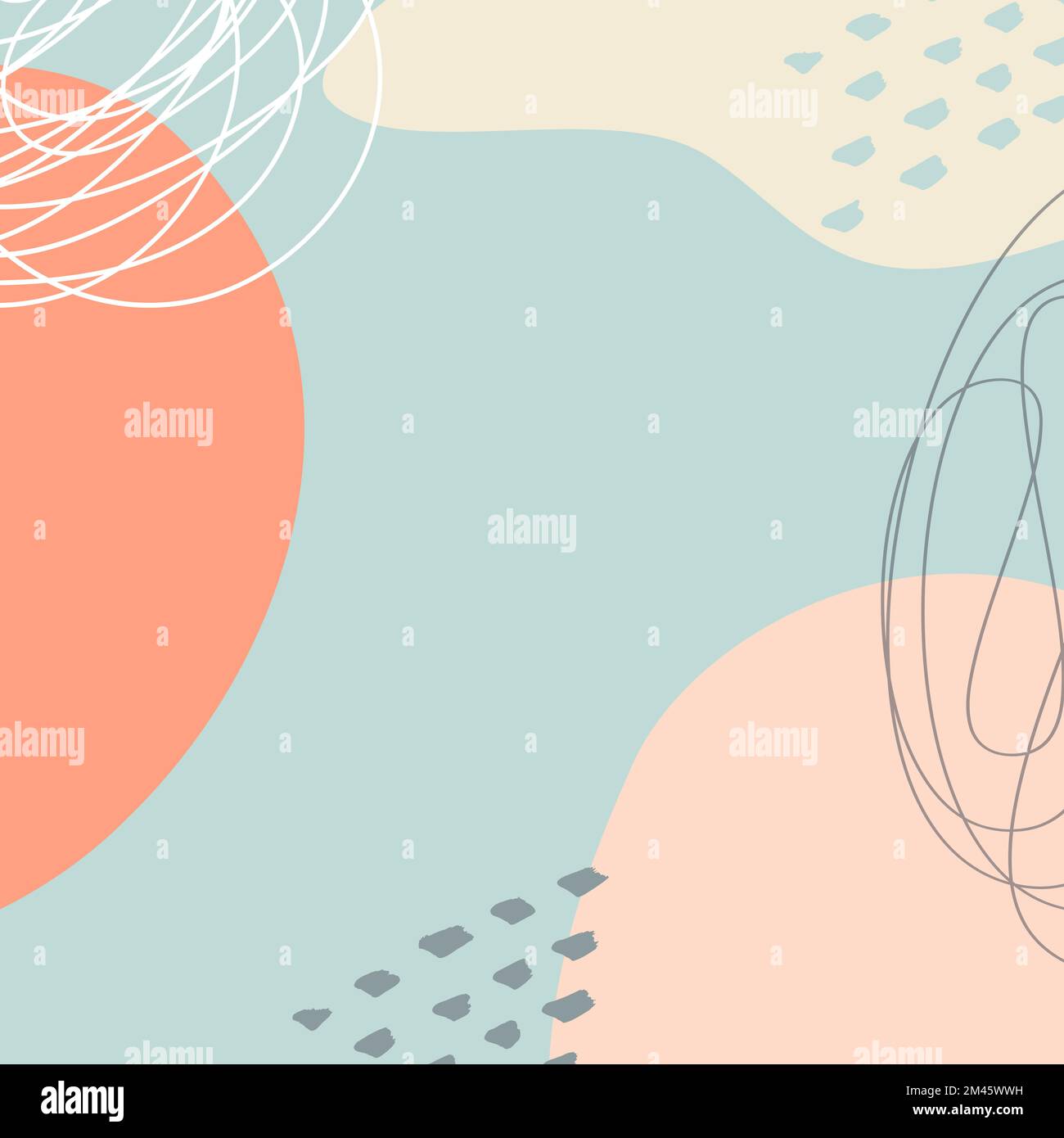 Template abstract boho style, social stories square layout, banner and ...