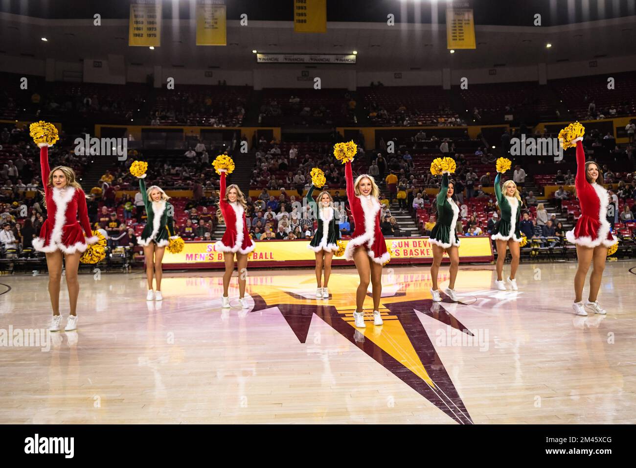 Tempe, United States. 18th Dec, 2022. Arizona State spirit squad ...