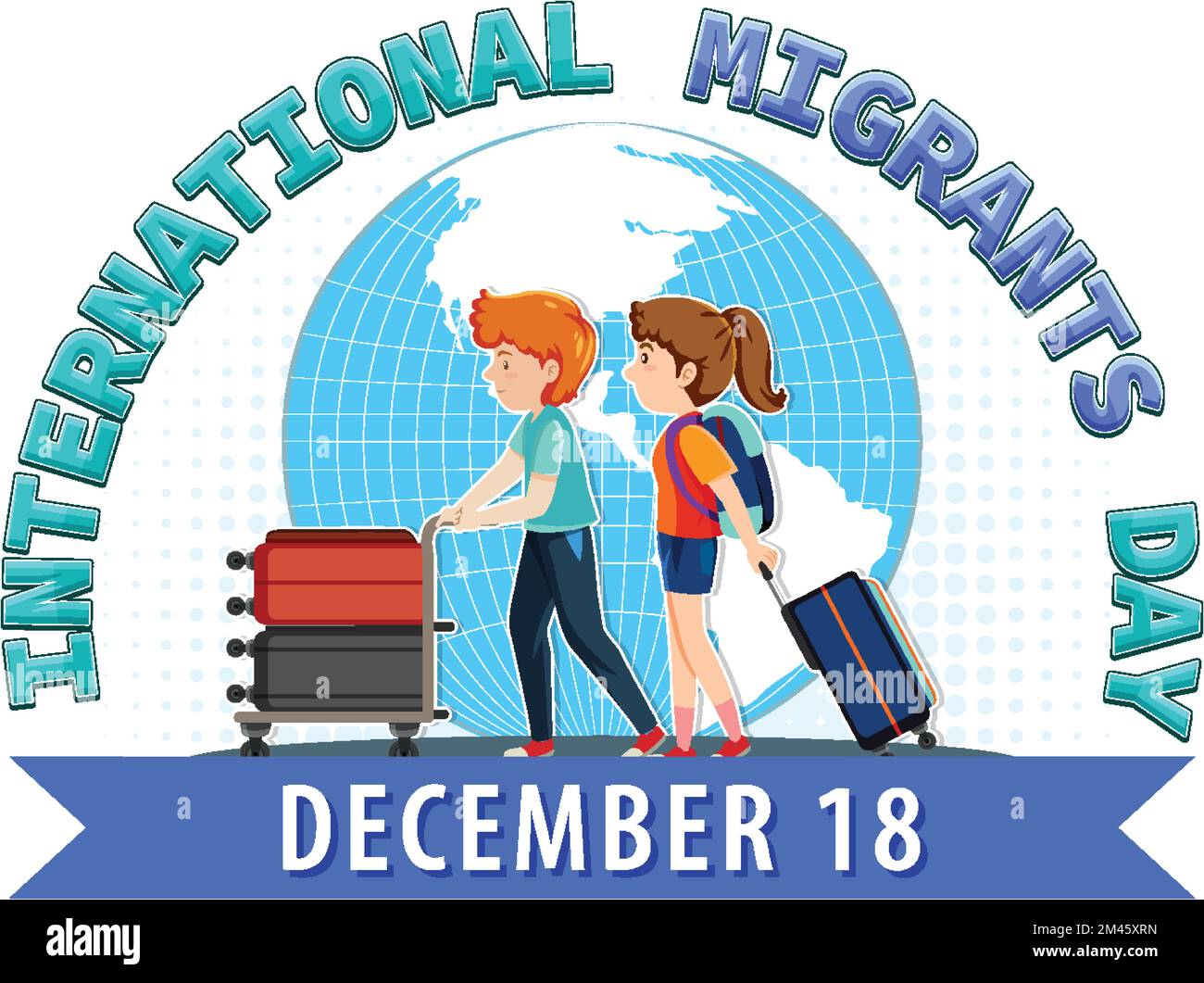 International Migrants Day Banner Design illustration Stock Vector Image & Art - Alamy