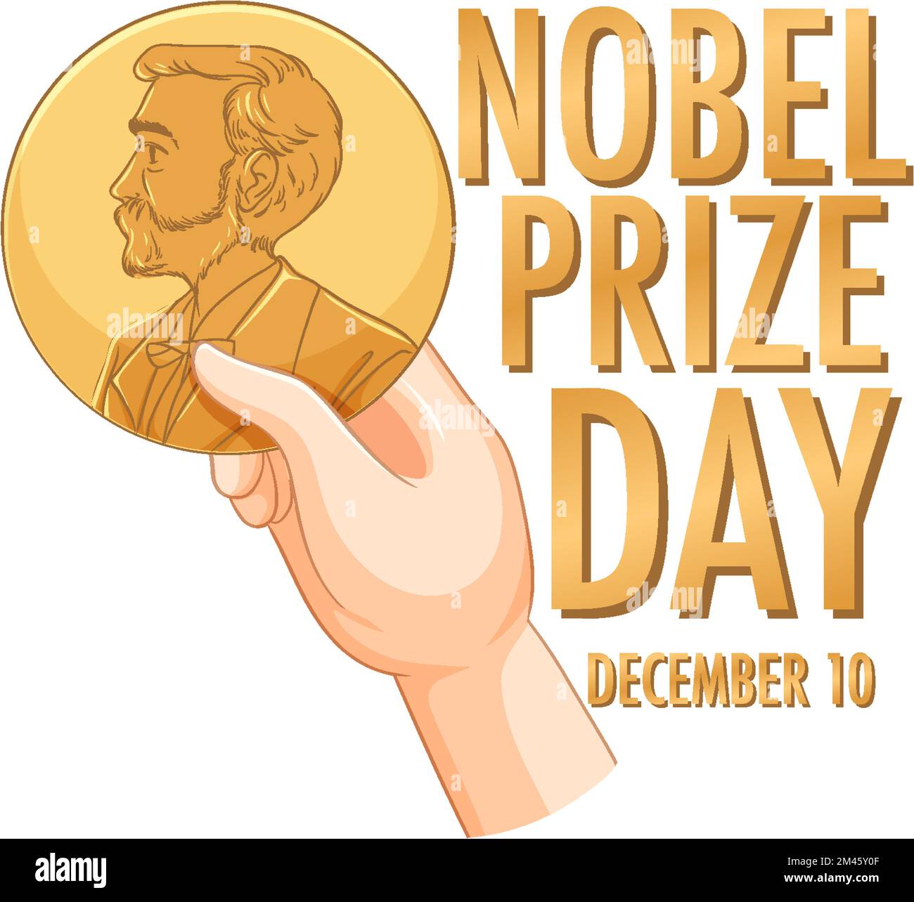 Nobel Prize Day Banner Design illustration Stock Vector Image & Art - Alamy