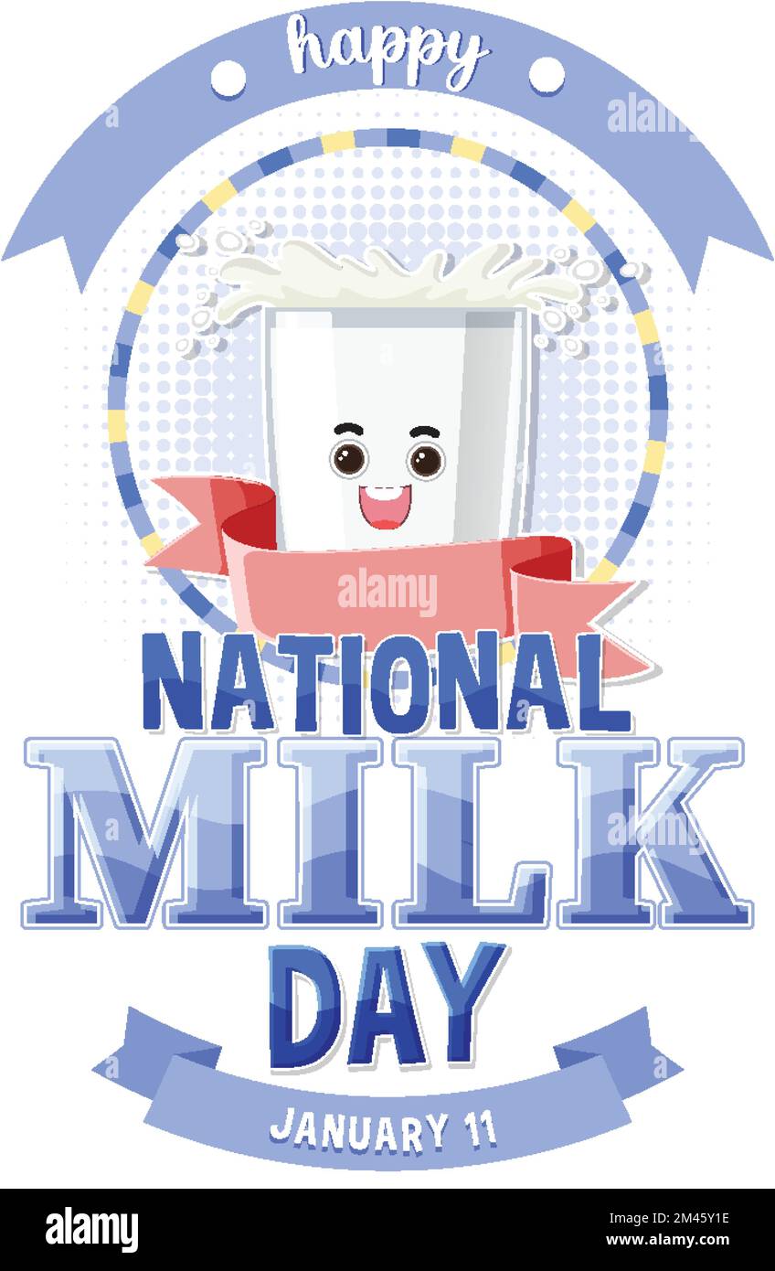 National Milk Day Banner Design illustration Stock Vector Image & Art ...