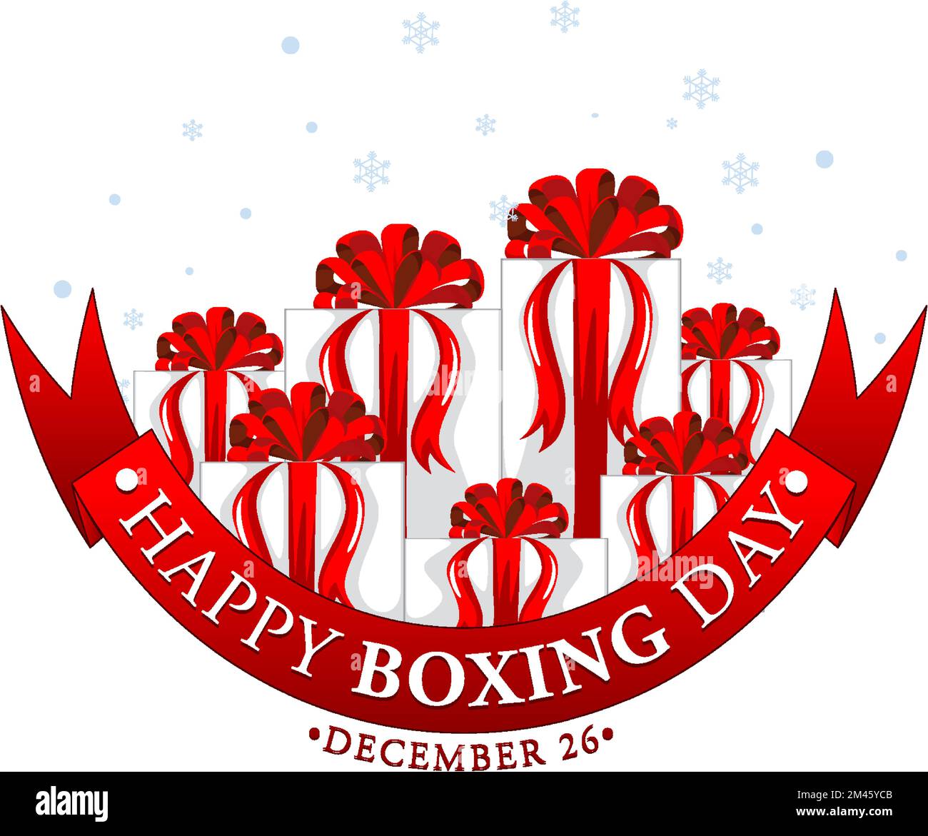 Happy Boxing Day banner design illustration Stock Vector Image & Art ...