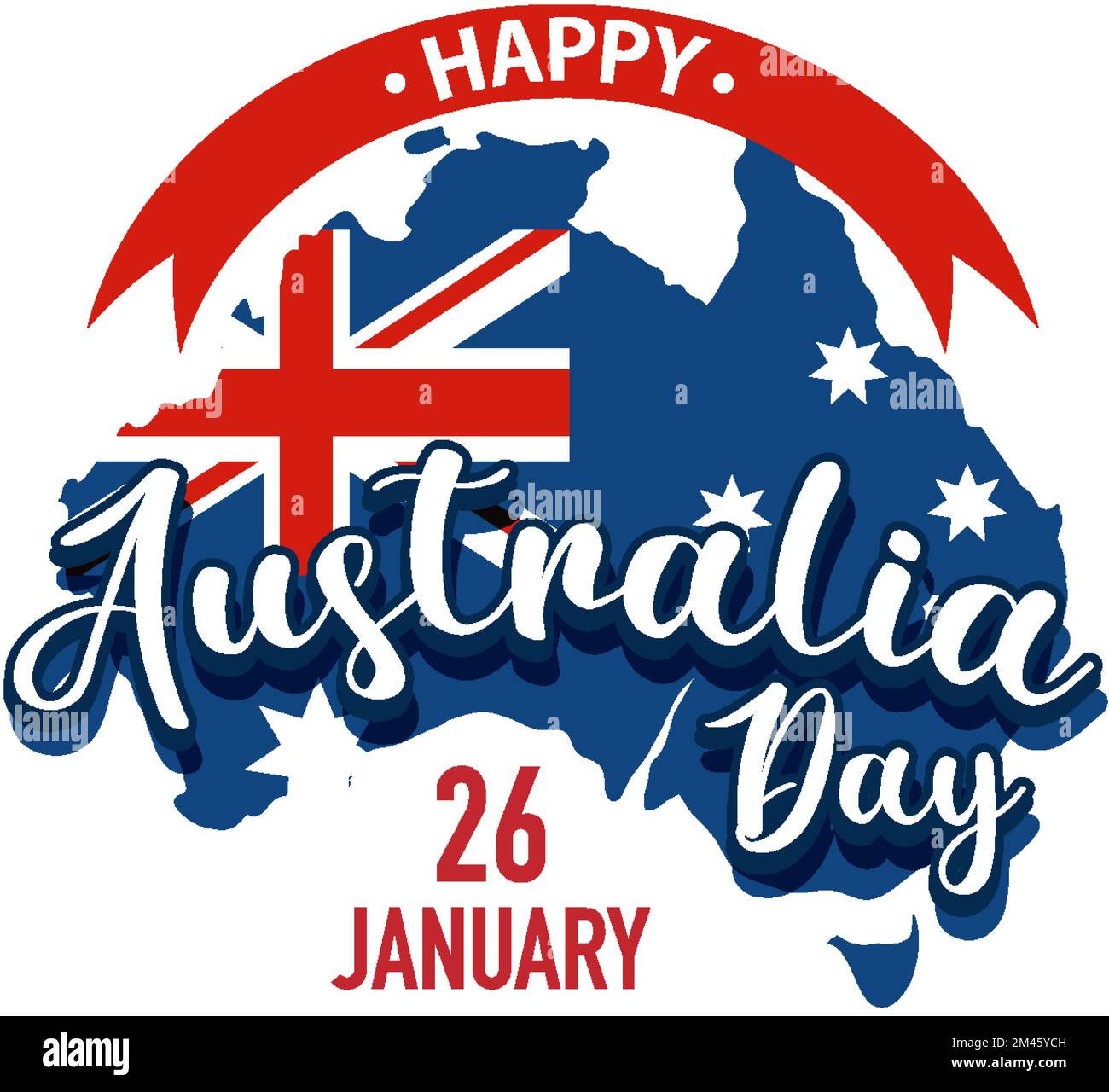 Happy Australia Day Banner illustration Stock Vector Image & Art - Alamy