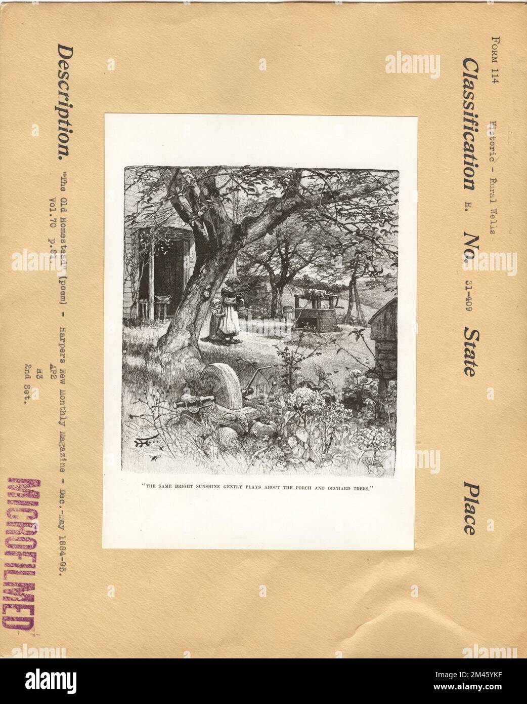 The Same Bright Sunshine Gently Plays About the Porch and Orchard Trees ...