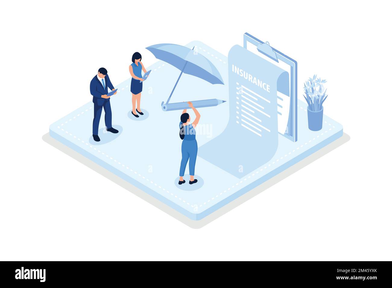 Signing umbrella Stock Vector Images - Alamy