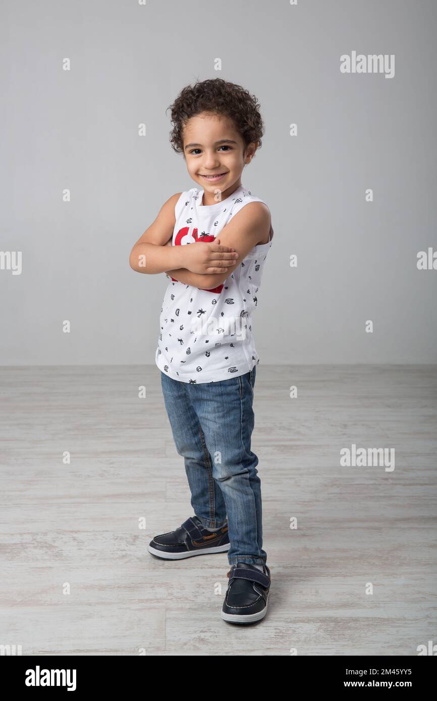 Arab child smiling hi-res stock photography and images - Alamy