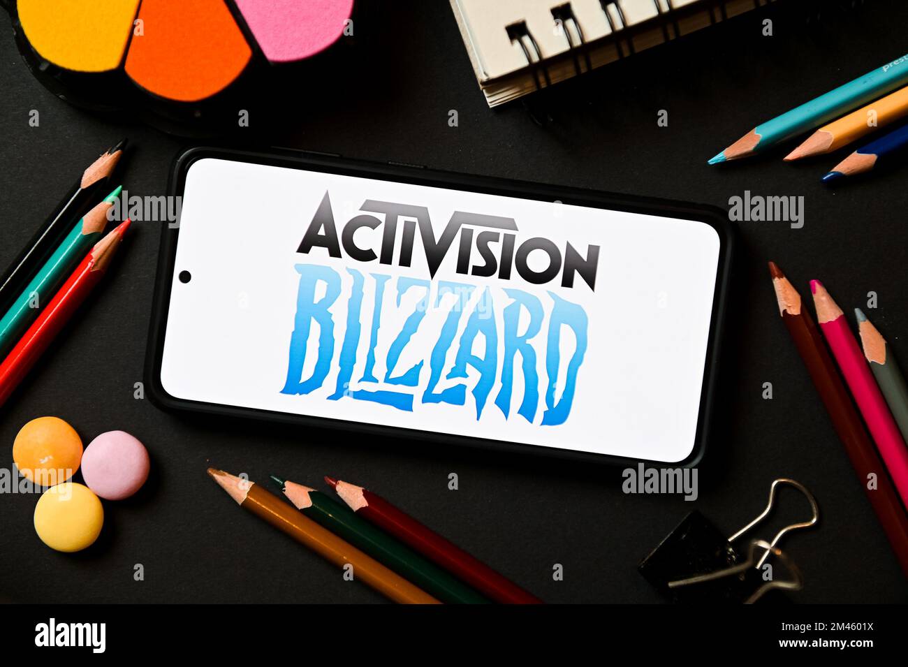 Poland. 17th Dec, 2022. In this photo illustration an Activision ...