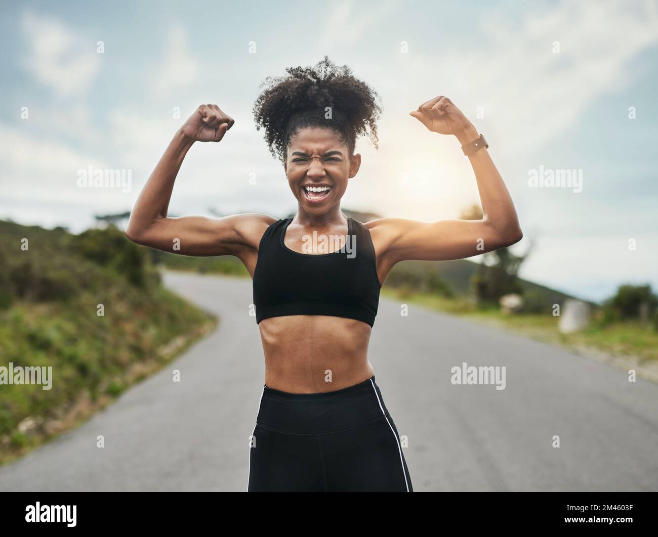 Im fit and fierce. Cropped portrait of an attractive young sportswoman ...
