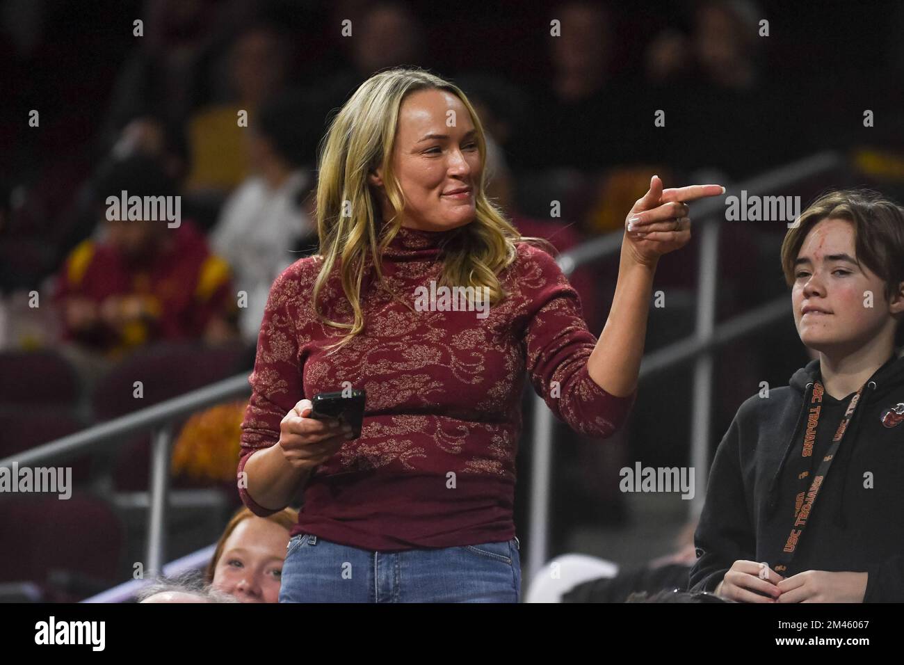 Amanda Enfield, wife of Southern California Trojans head coach Andy ...