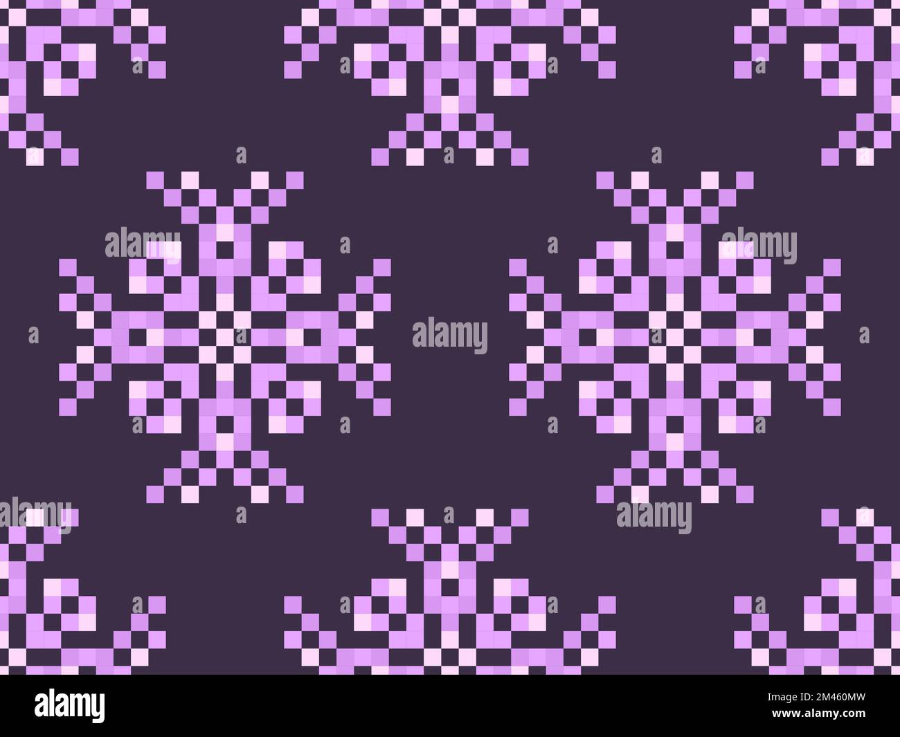 Pixel art snowfall hi-res stock photography and images - Alamy