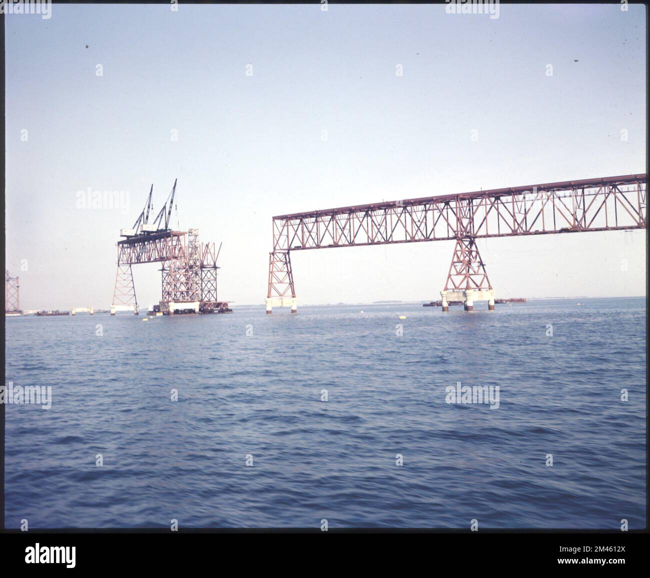 Chesapeake Bay Bridge Construction. State: Maryland Stock Photo - Alamy