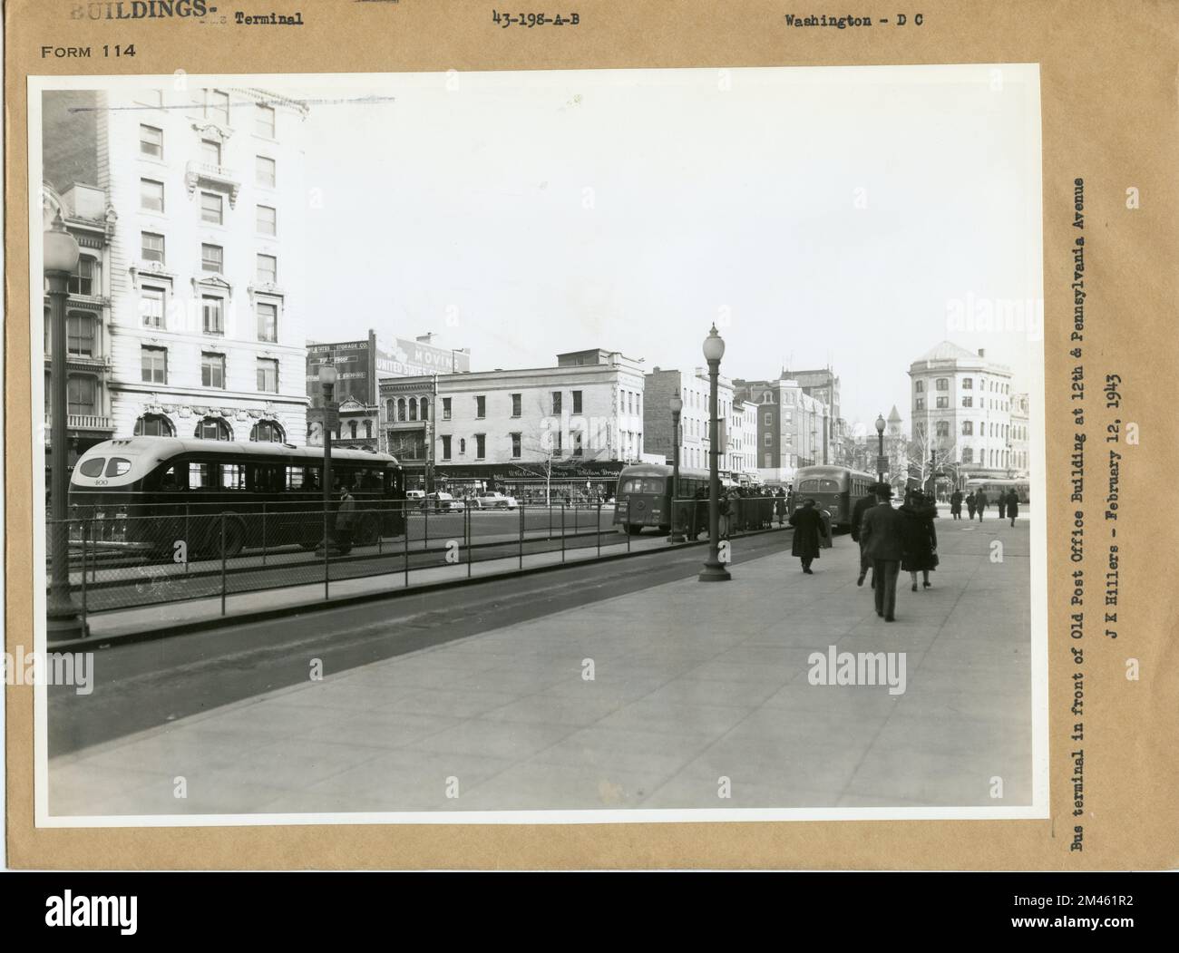 Bus Terminal in Front of Old Post Office Building at 12th and ...