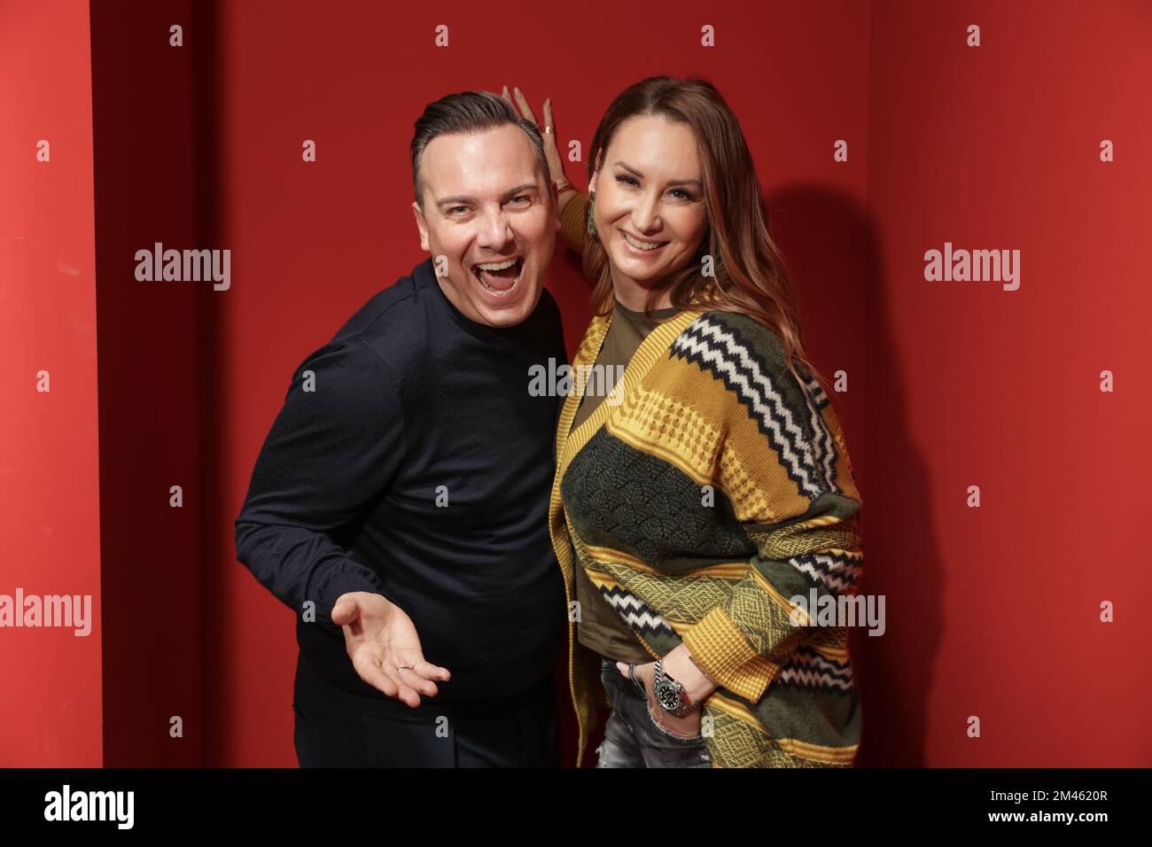 Berlin, Germany. 05th Dec, 2022. Star chef Tim Raue and his wife ...