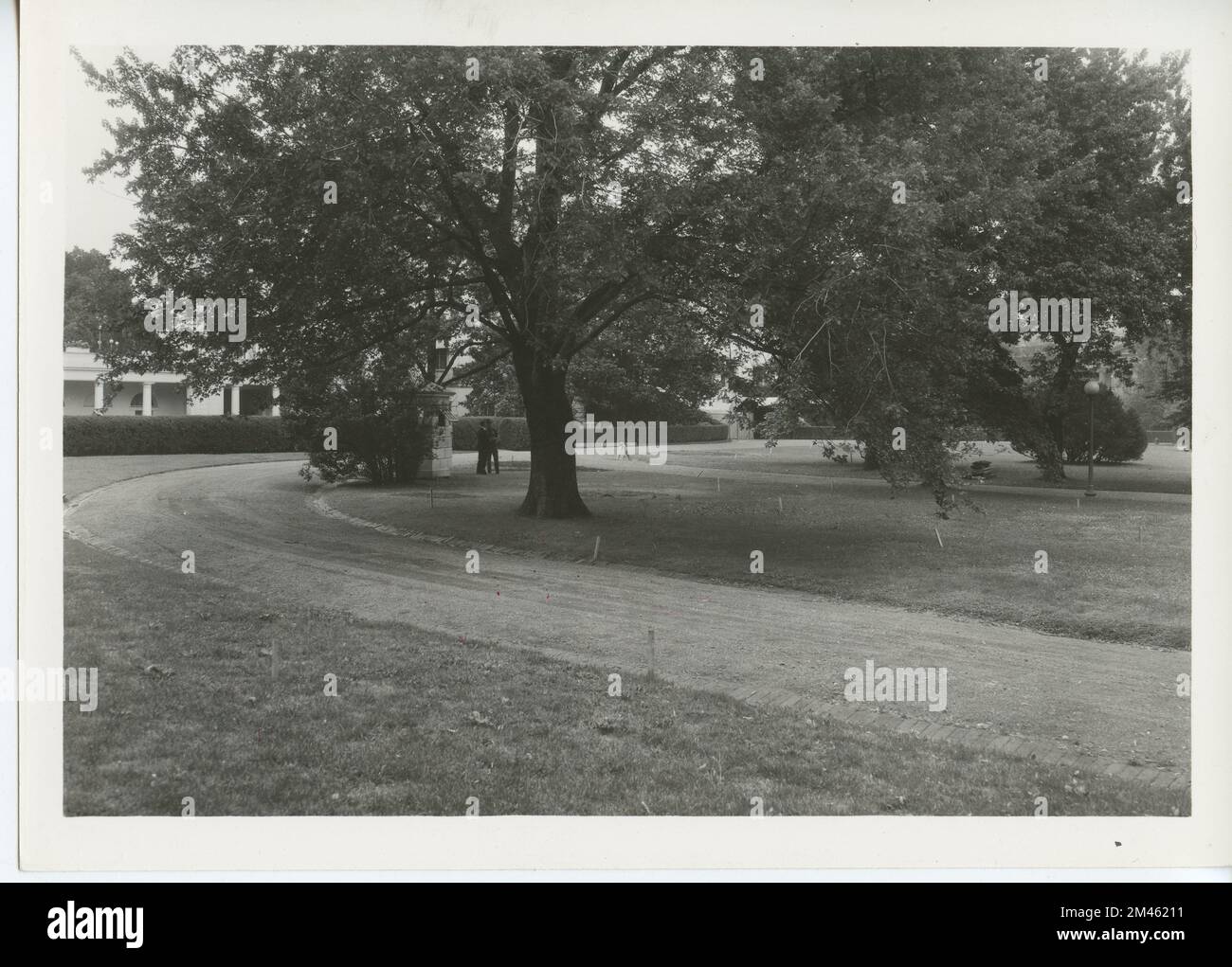White House Grounds. Original caption: White House Grounds. Photo by J ...