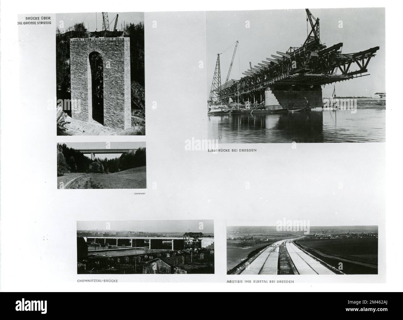 Bridge Construction on the Autobahn. State: Germany Stock Photo - Alamy