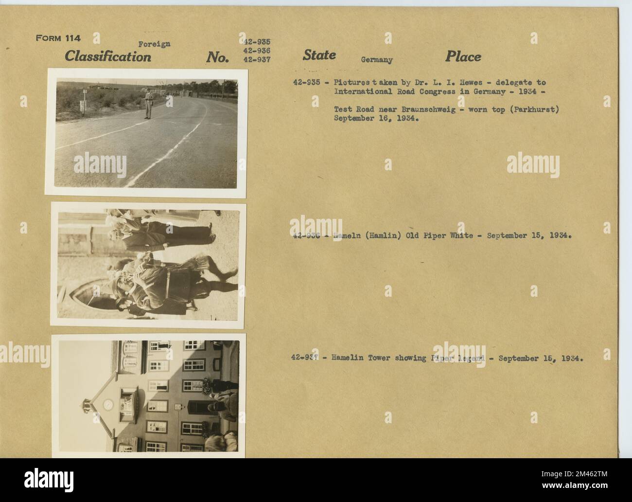 Test Road Near Braunschweig, Germany, and Sights Relating to Legend of ...