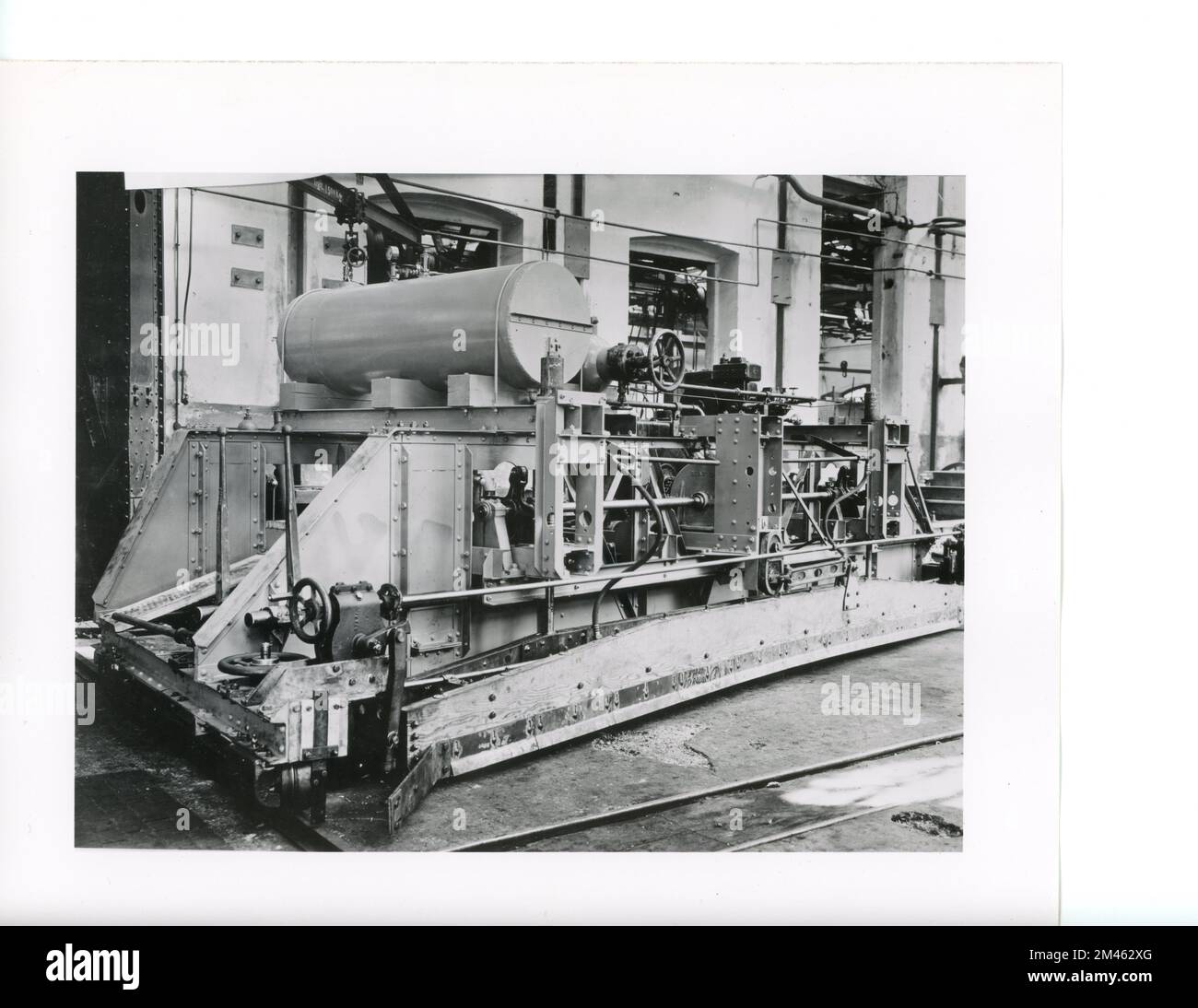 Road Construction Equipment and Crew at Work. State: Germany Stock ...
