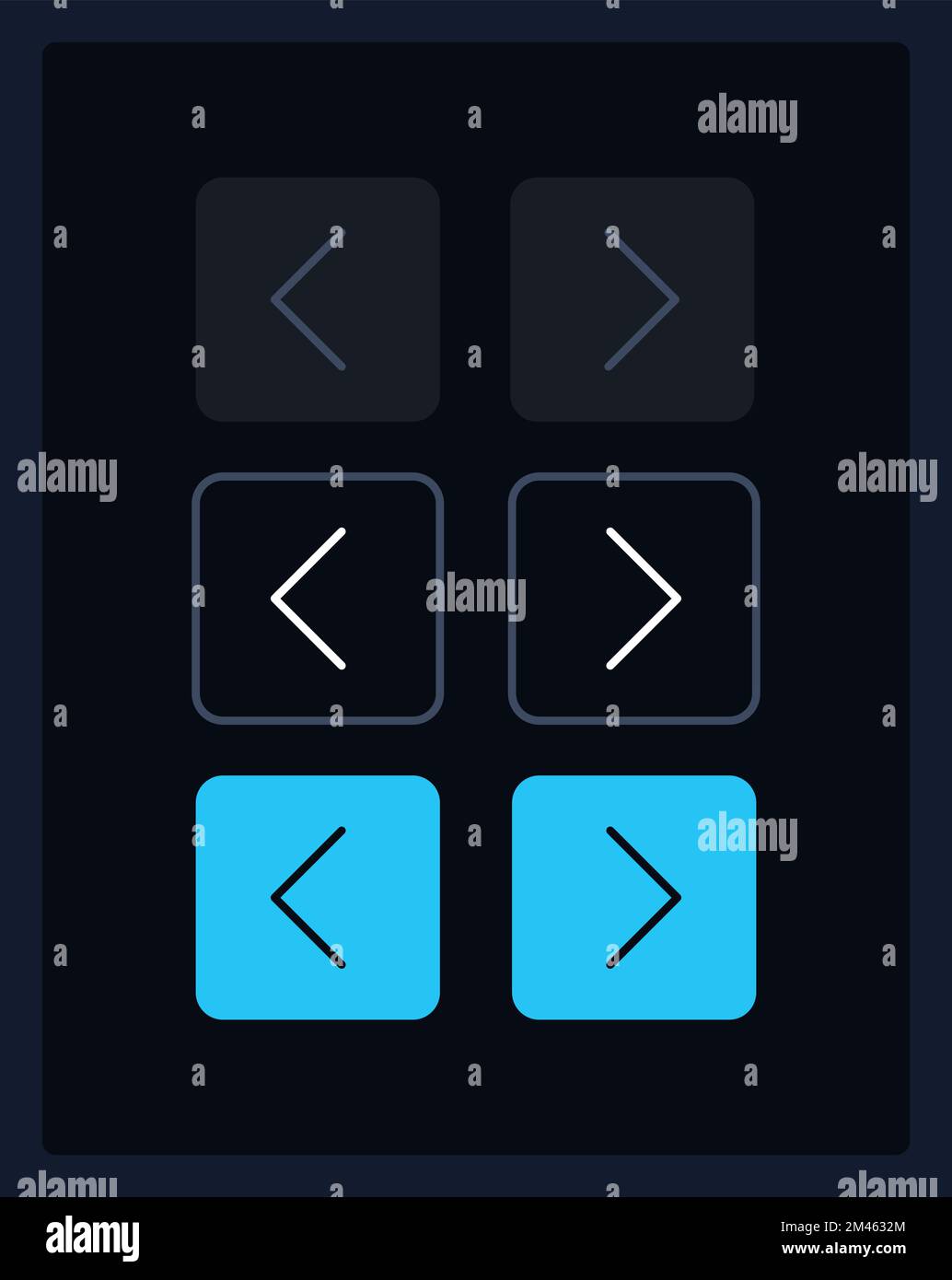 Switch orientation button Stock Vector Images - Alamy