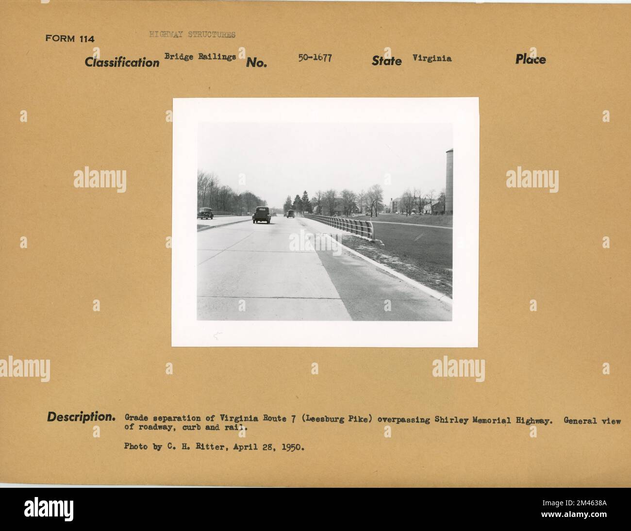 Grade separation of Virginia Route 7 (Leesburg Pike) overpassing ...