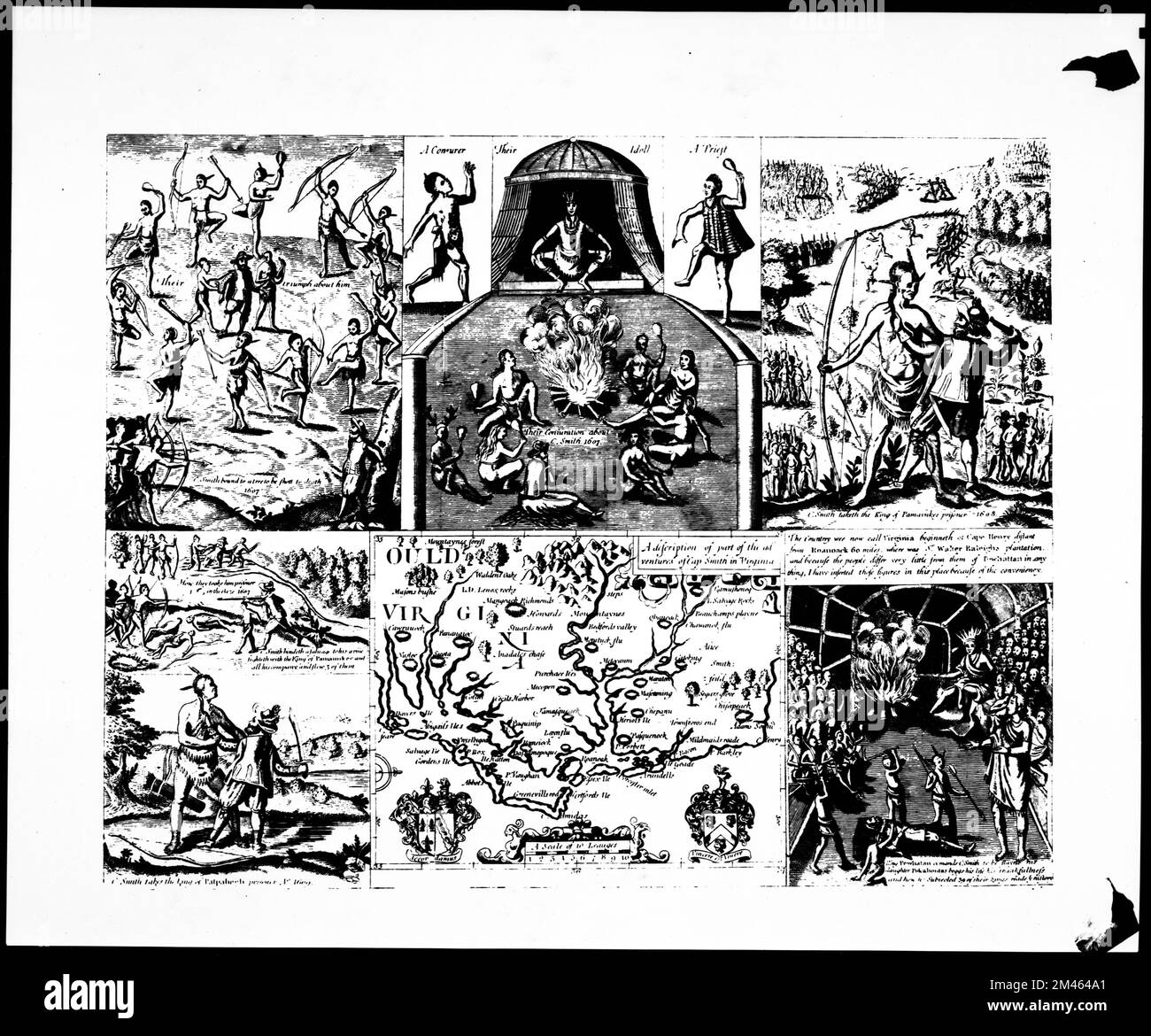 Illustration from John Smith's "The Generall Historie of Virginia ...