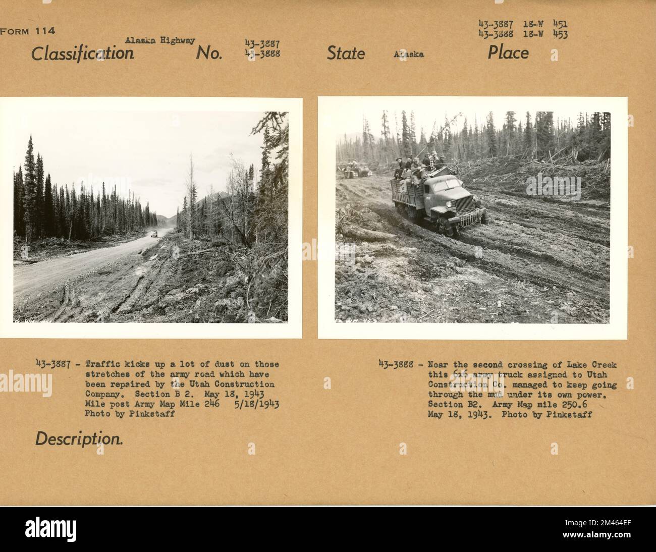 Traffic kicks up a lot of dust on those stretches of the army road ...