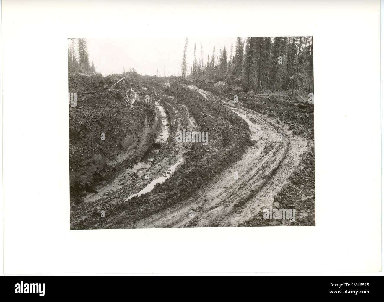 Condition of the Army trail road where it traverses frozen ground, A ...