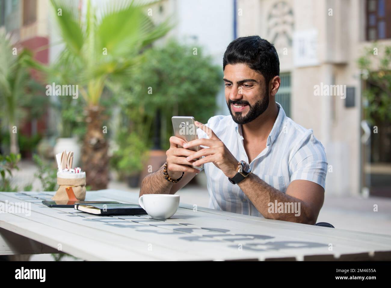 Portrait of an expat arab man Stock Photo - Alamy