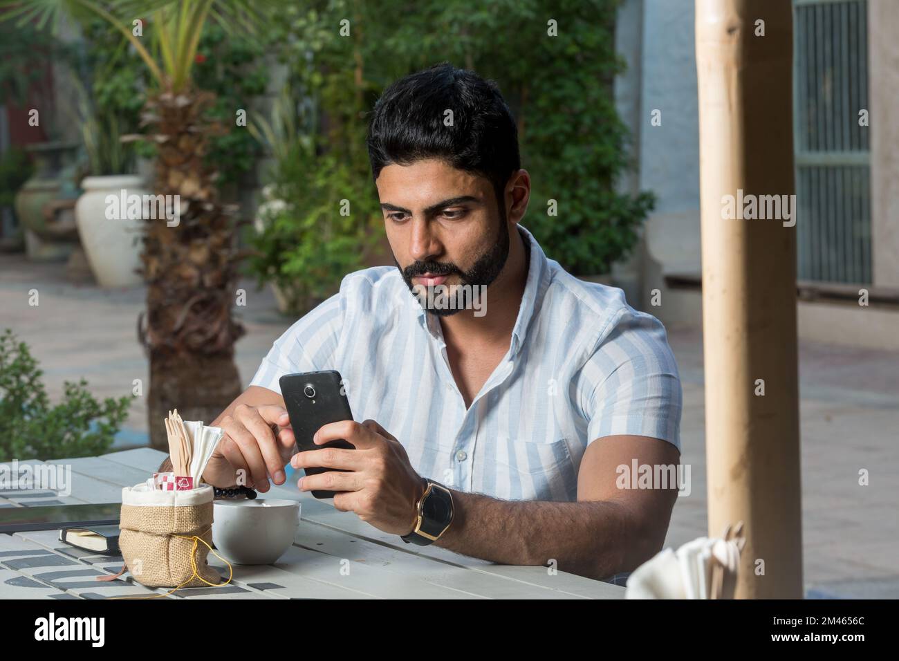 Portrait of an expat arab man Stock Photo - Alamy