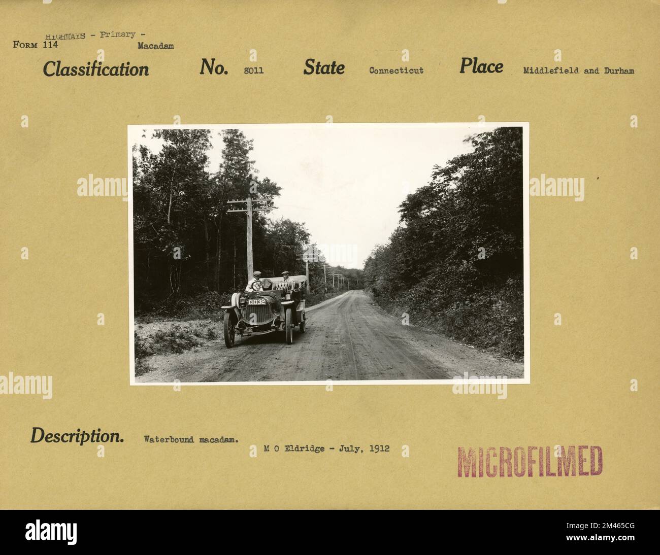 Water-bound macadam. Original caption: Water-bound macadam. July 1912 ...