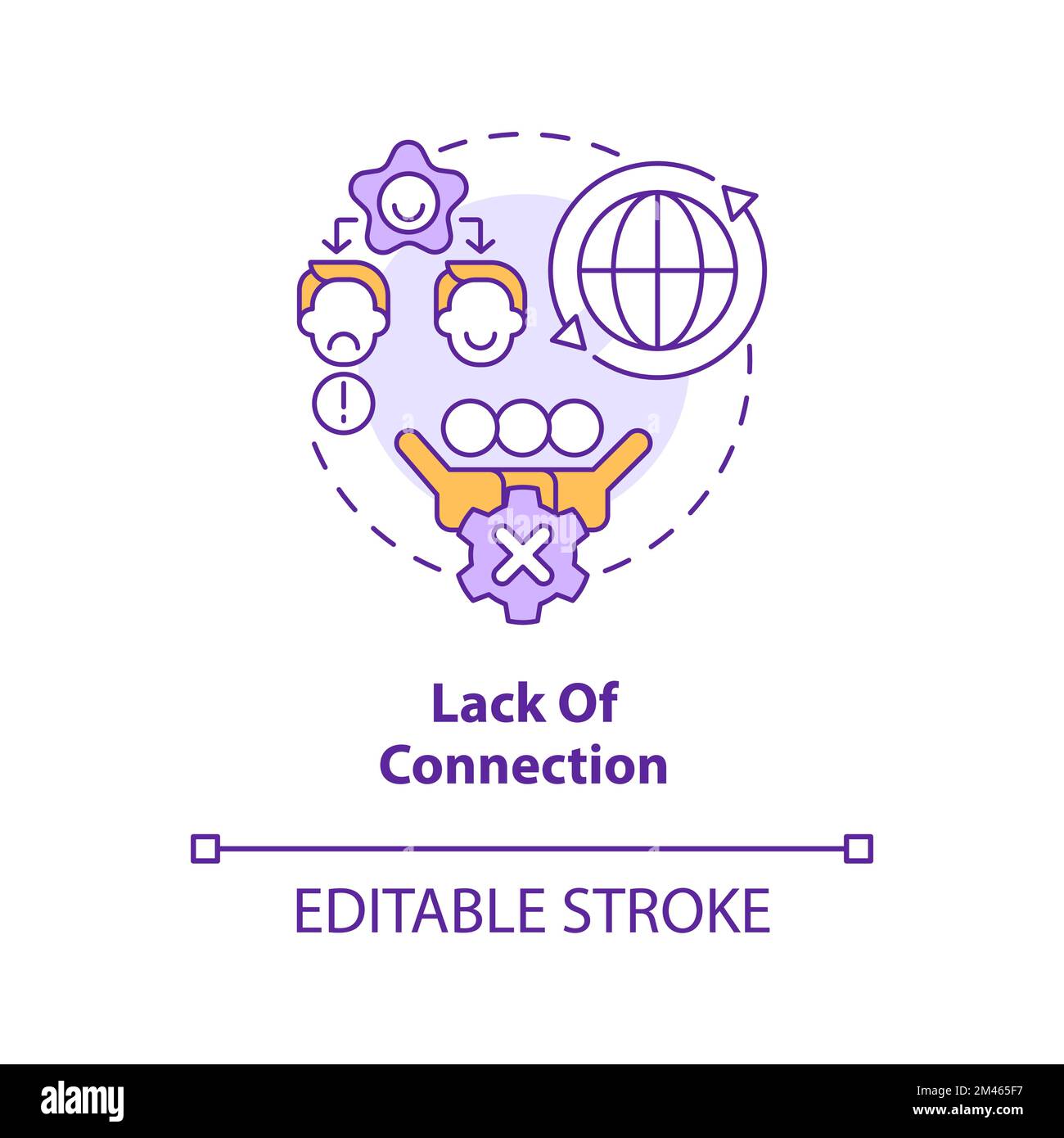 Lack of connection concept icon Stock Vector Image & Art - Alamy Lack of connection concept icon Stock Vector Image & Art - Alamy