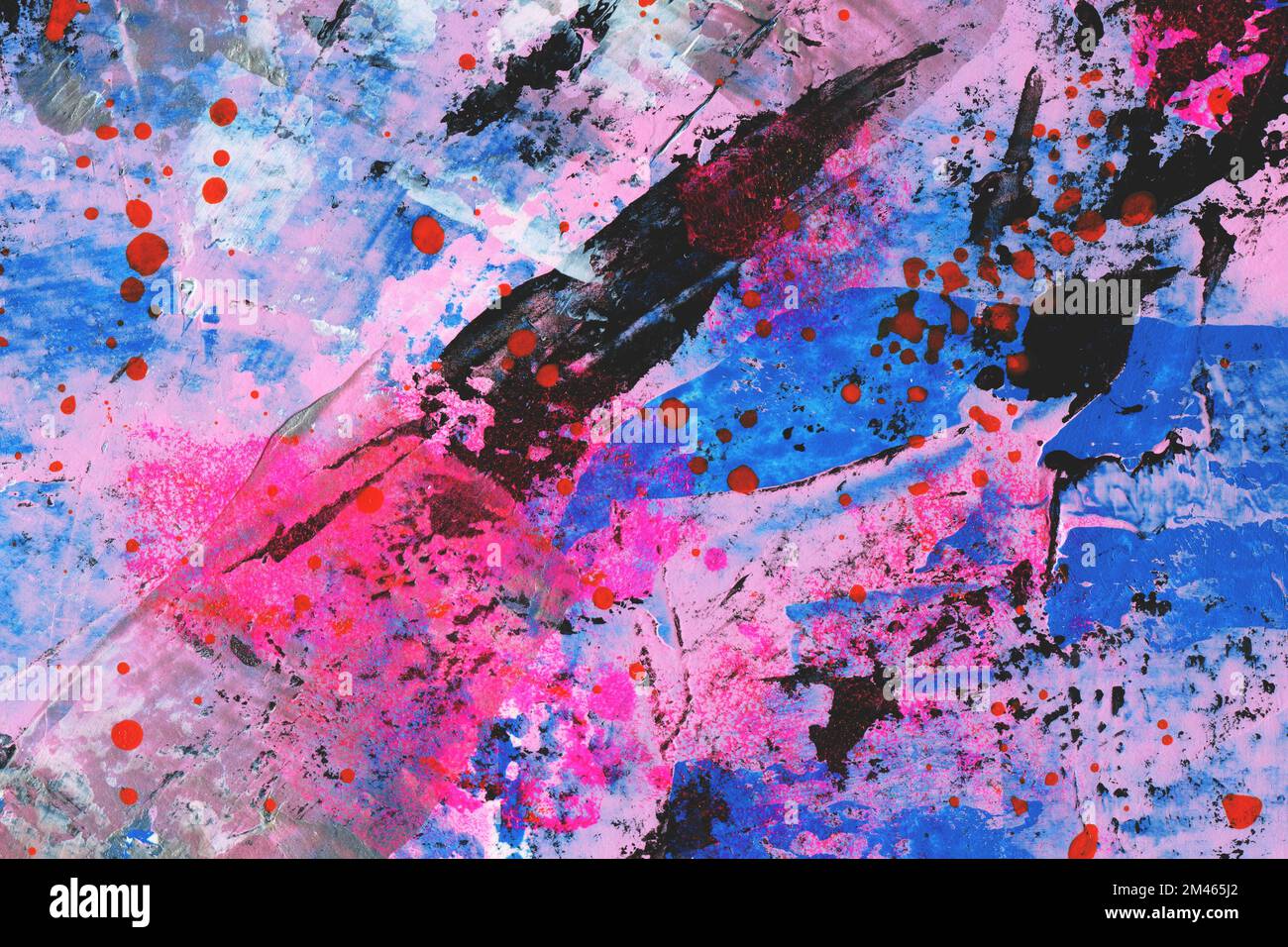 Hand drawn abstract multicolored acrylic texture. Colourful background ...