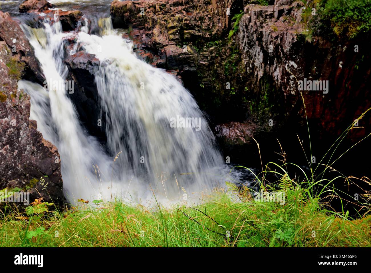 Lower Steall Falls in Glen Nevis, Scottish Highlands Stock Photo - Alamy