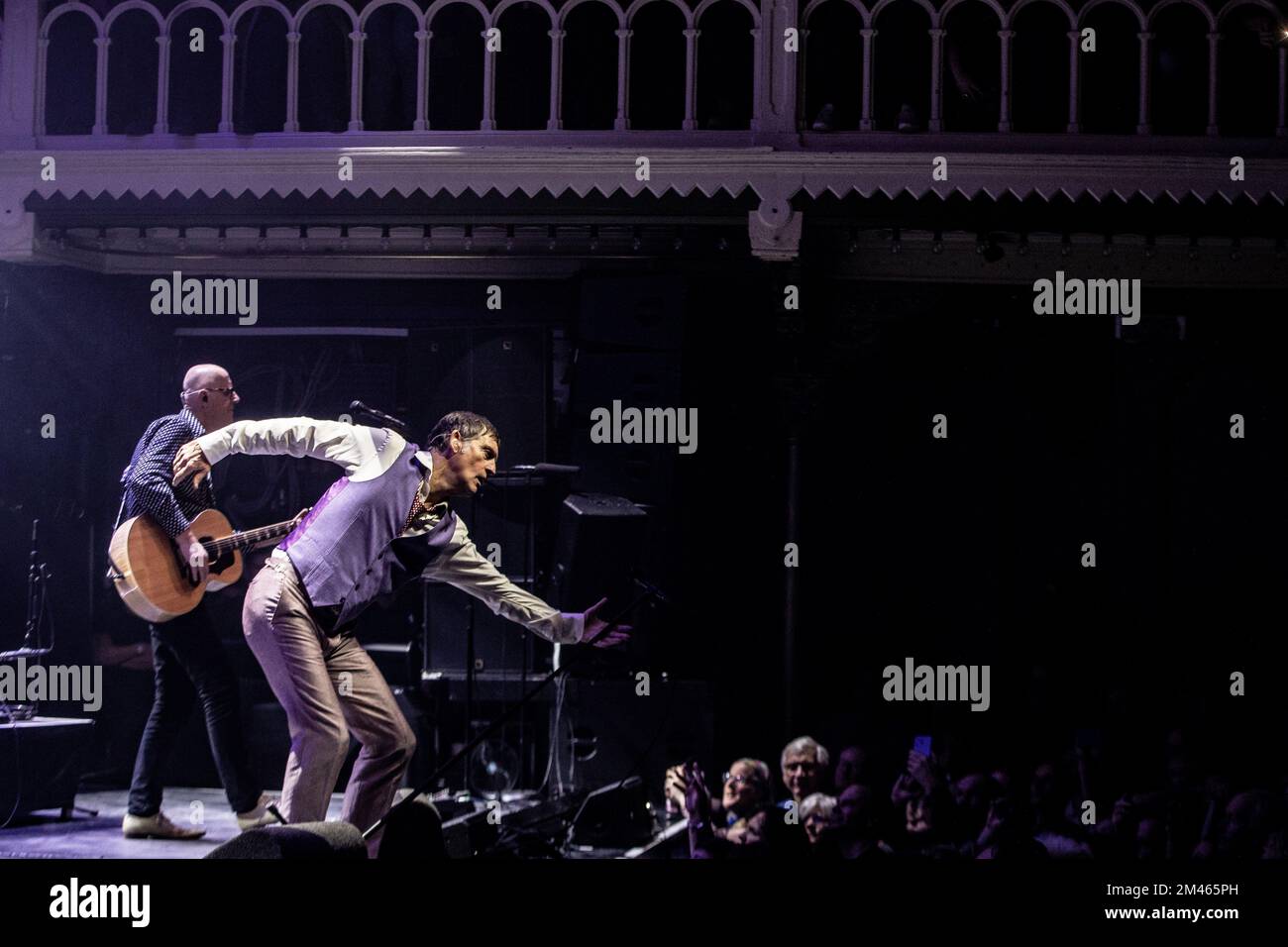 AMSTERDAM - Frontman Huub van der Lubbe of De Dijk during an intimate ...