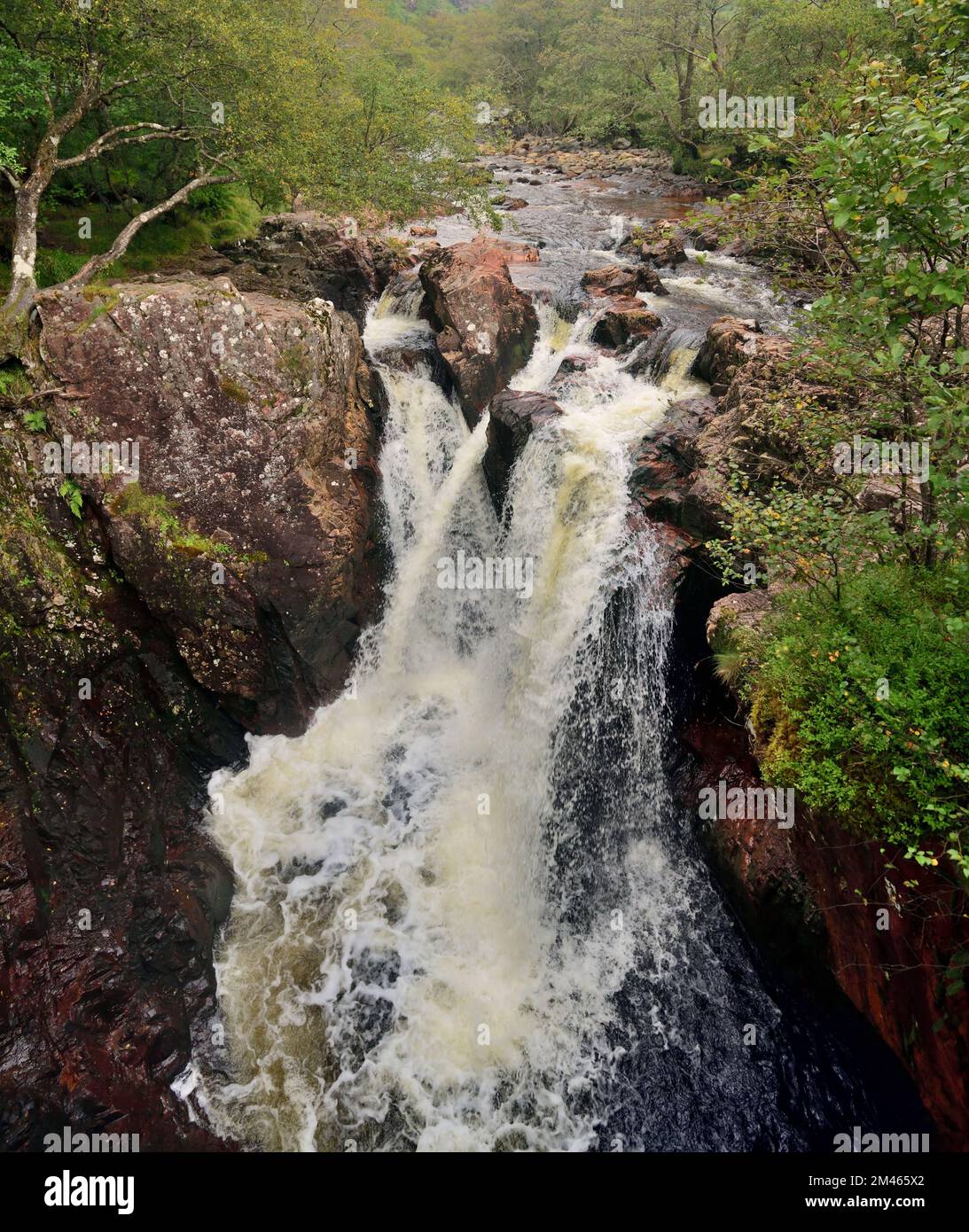 Lower Steall Falls in Glen Nevis, Scottish Highlands Stock Photo - Alamy