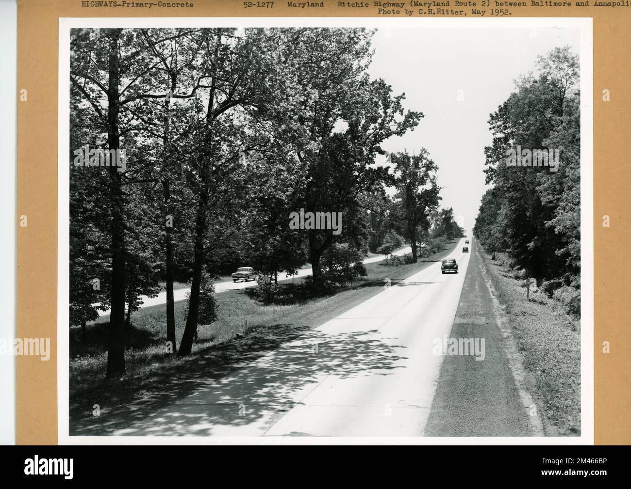 Ritchie Highway (Maryland Route 2) between Baltimore and Annapolis ...