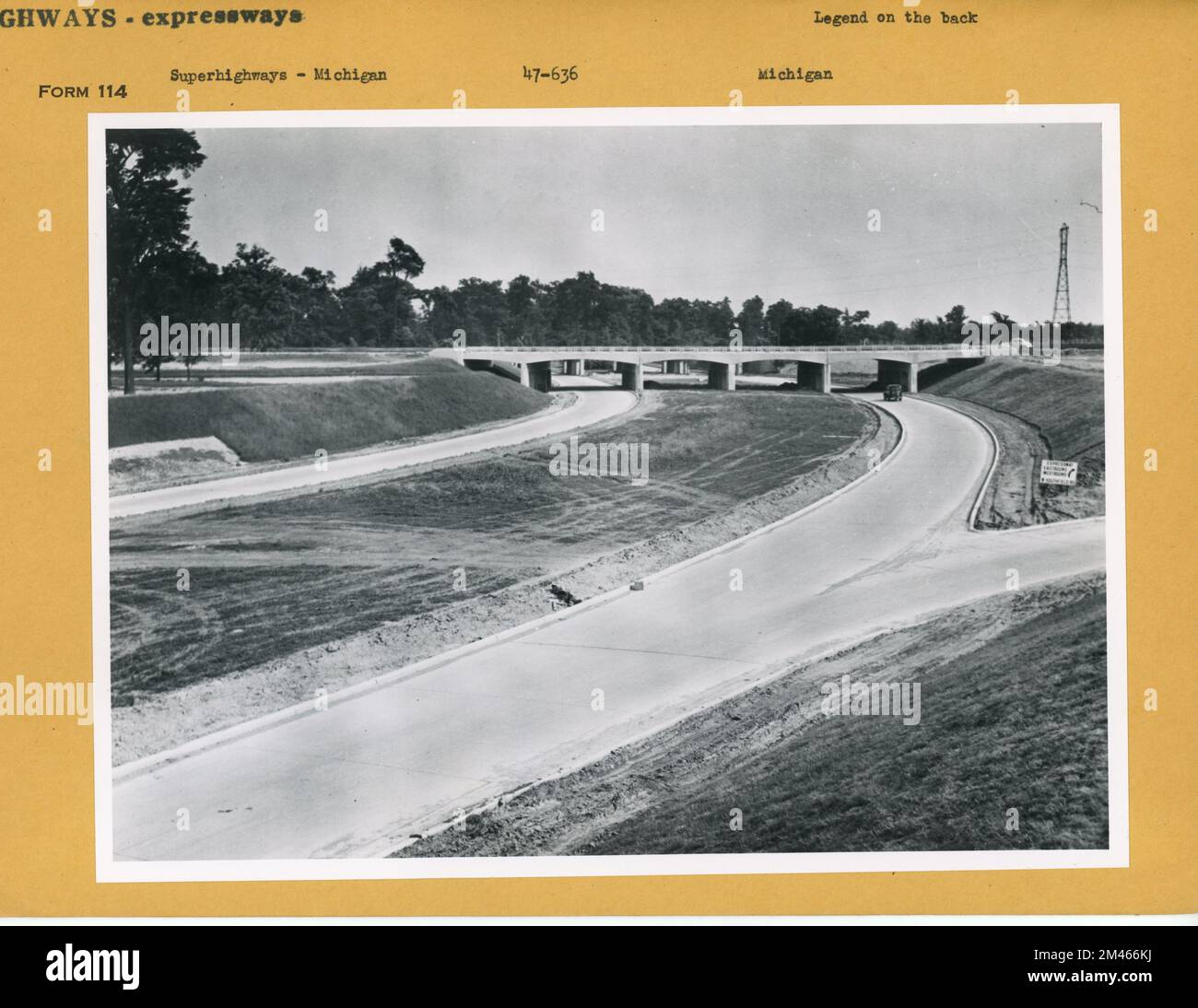Detroit Industrial Expressway. Original caption: Detroit Industrial ...