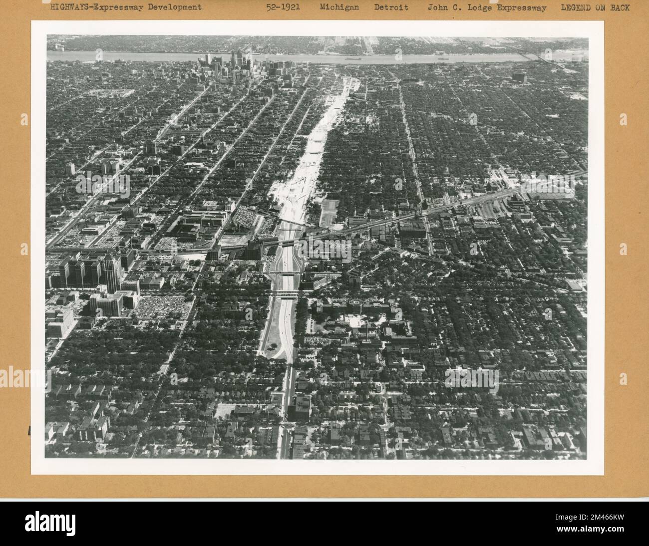 John C. Lodge Expressway. Original caption: John C. Lodge Expressway ...