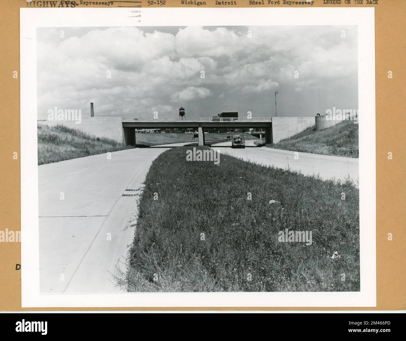 Edsel Ford Expressway, ramps from westbound Michigan Avenue to ...