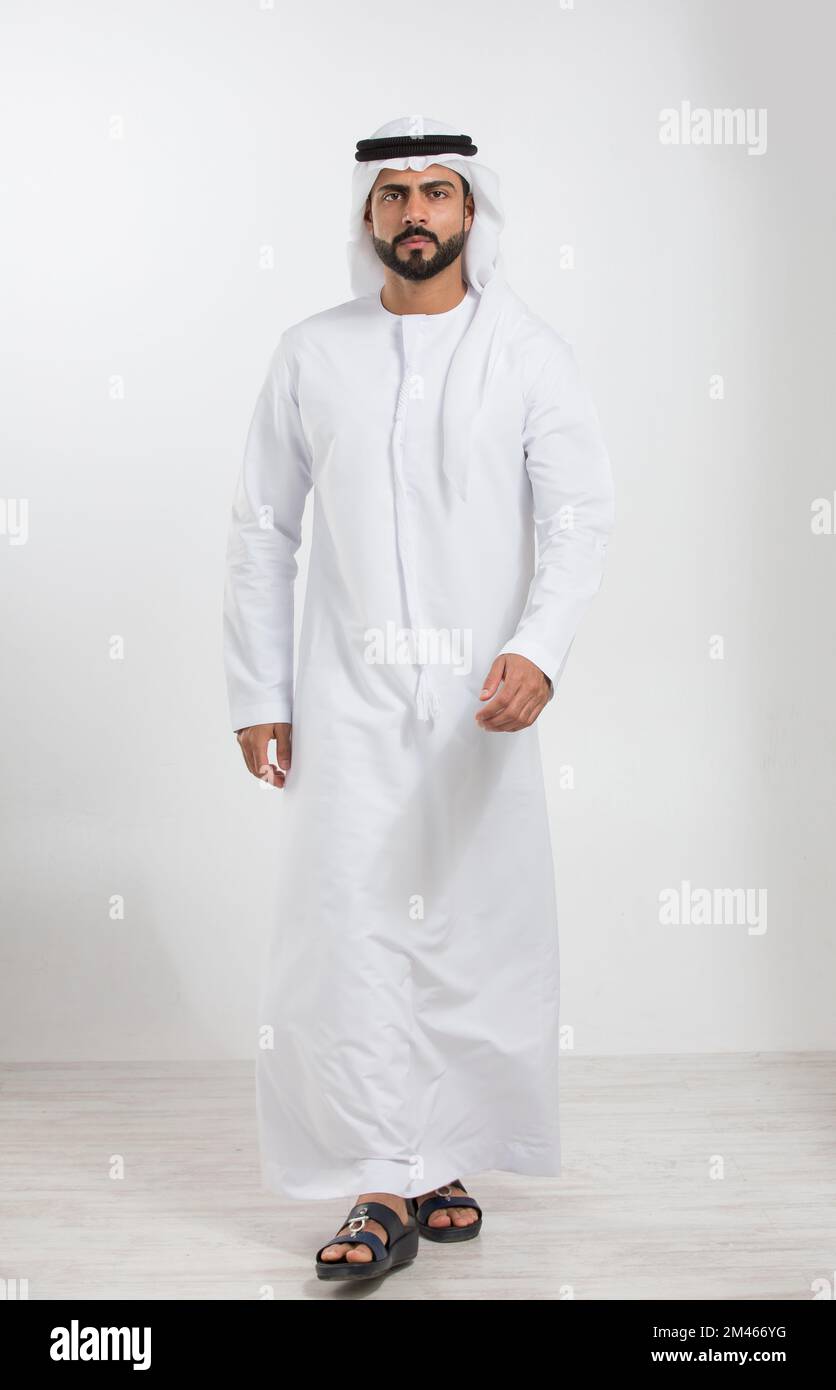 Arab man walking Stock Photo - Alamy