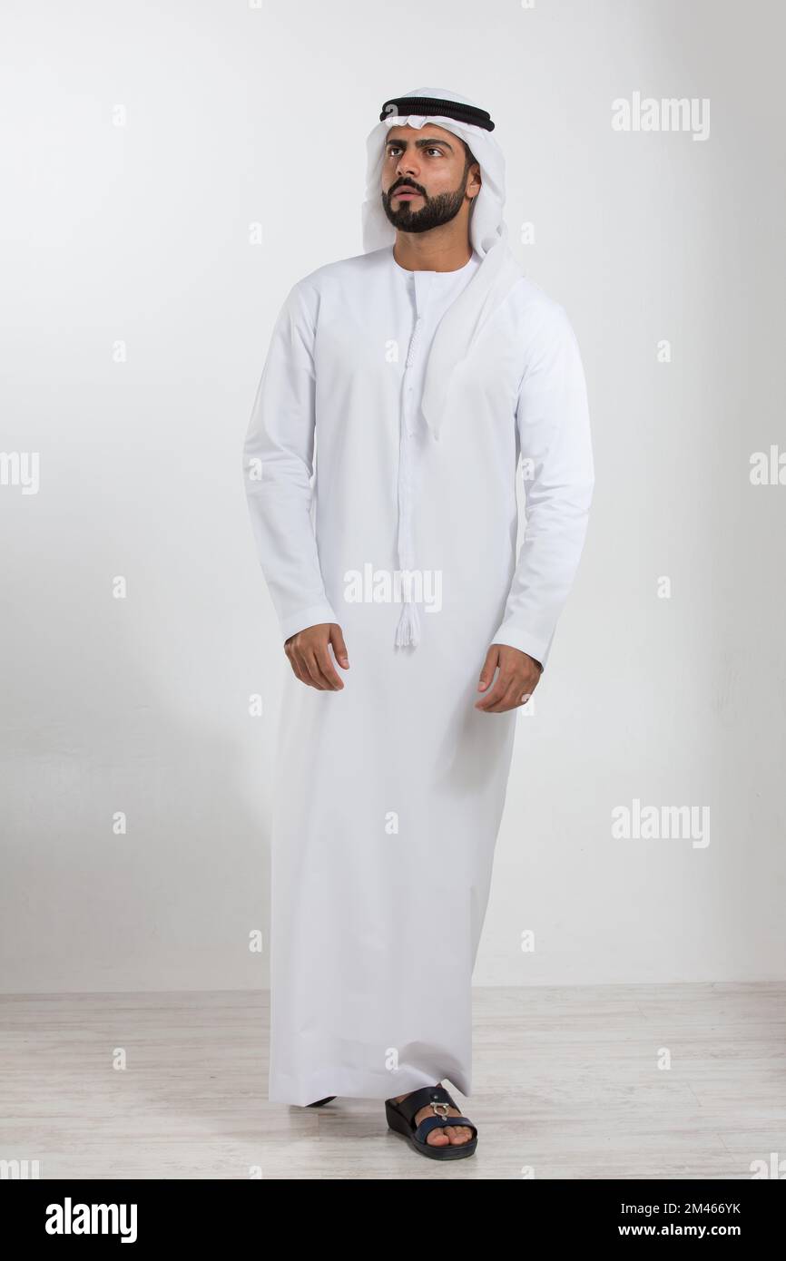 Arab man walking Stock Photo - Alamy