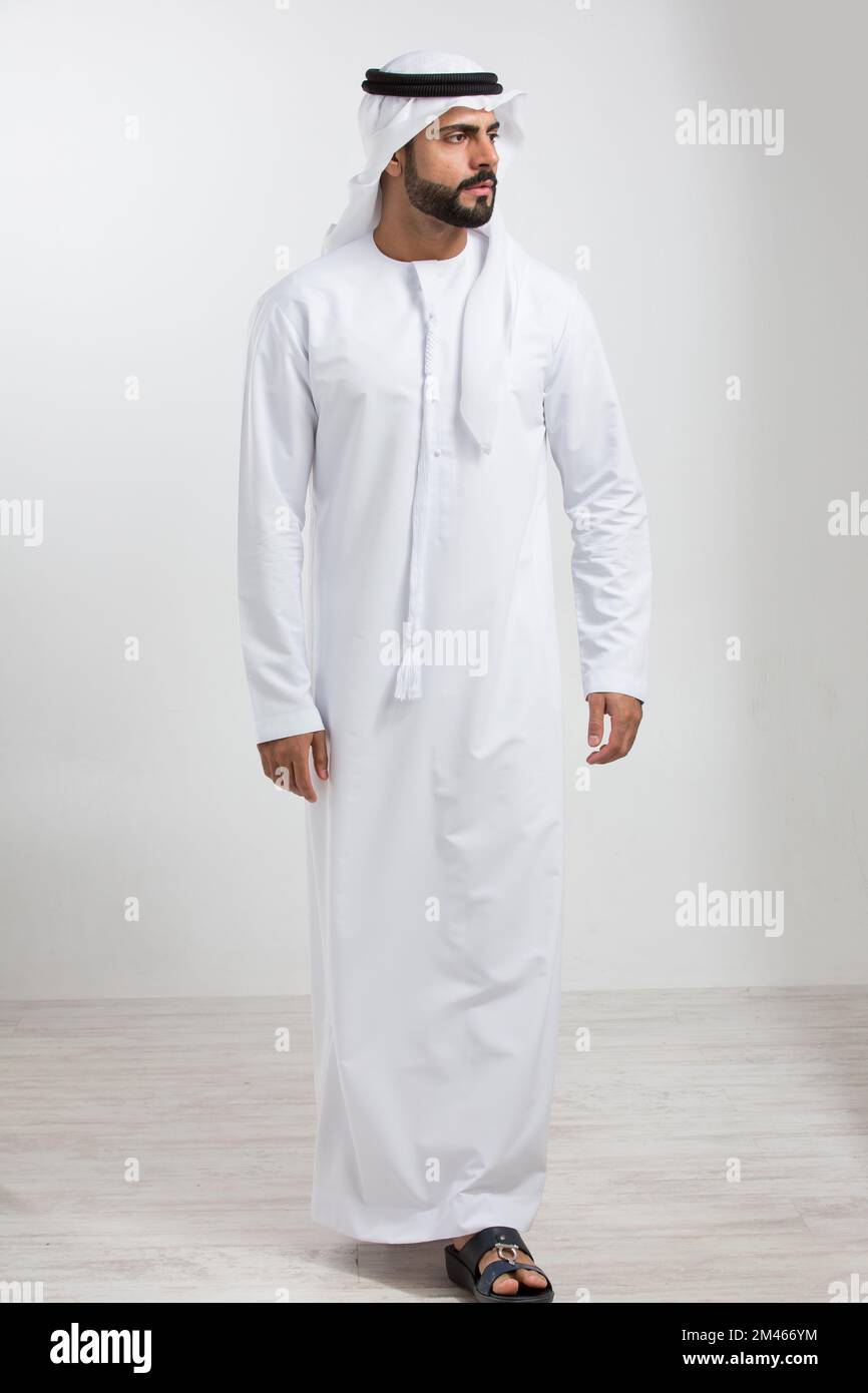 Arab man walking Stock Photo - Alamy
