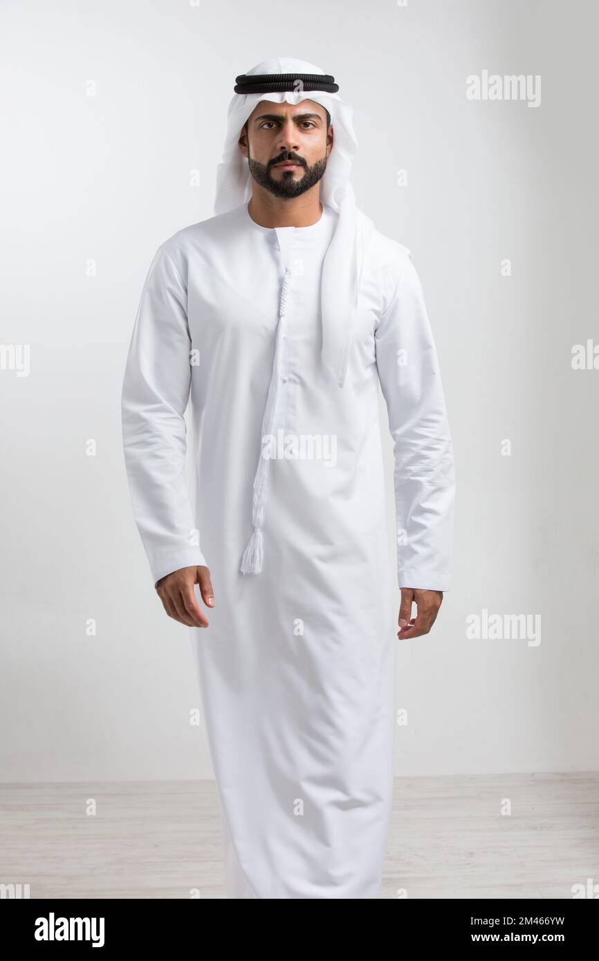 Arab man walking Stock Photo - Alamy