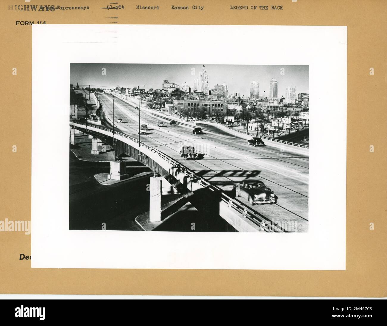 New Southwest Trafficway in Kansas City, Missouri, serves heavy local ...