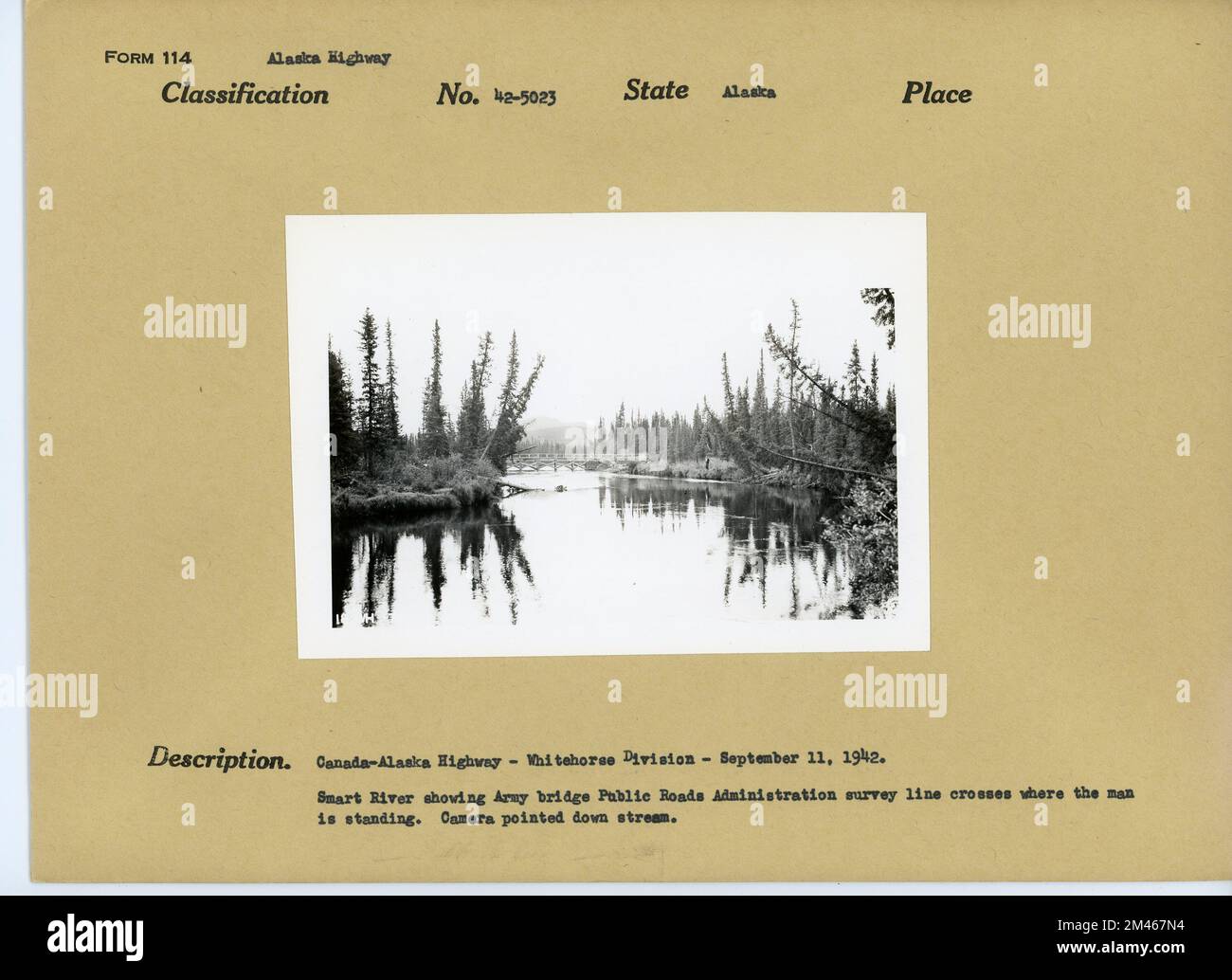 Canada-Alaska Highway - Whitehorse Division. Original caption: Canada ...