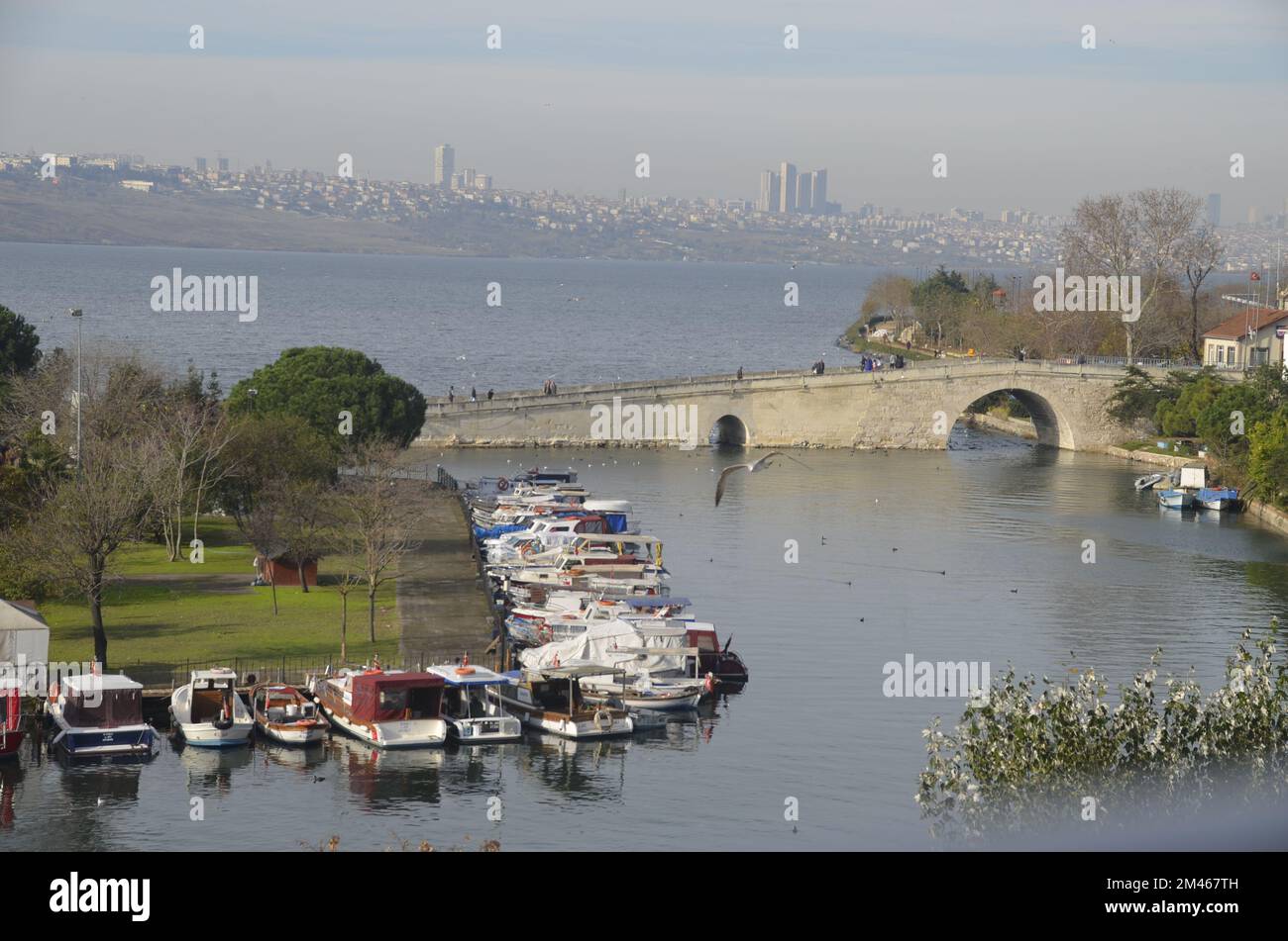 Istanbul Turkey, December 2022, Küçükçekmece Historical Mimar Sinan ...