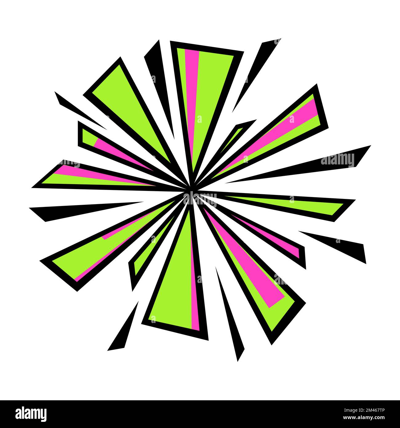 Illustration of comic explosion. Cartoon pop art creative image Stock ...